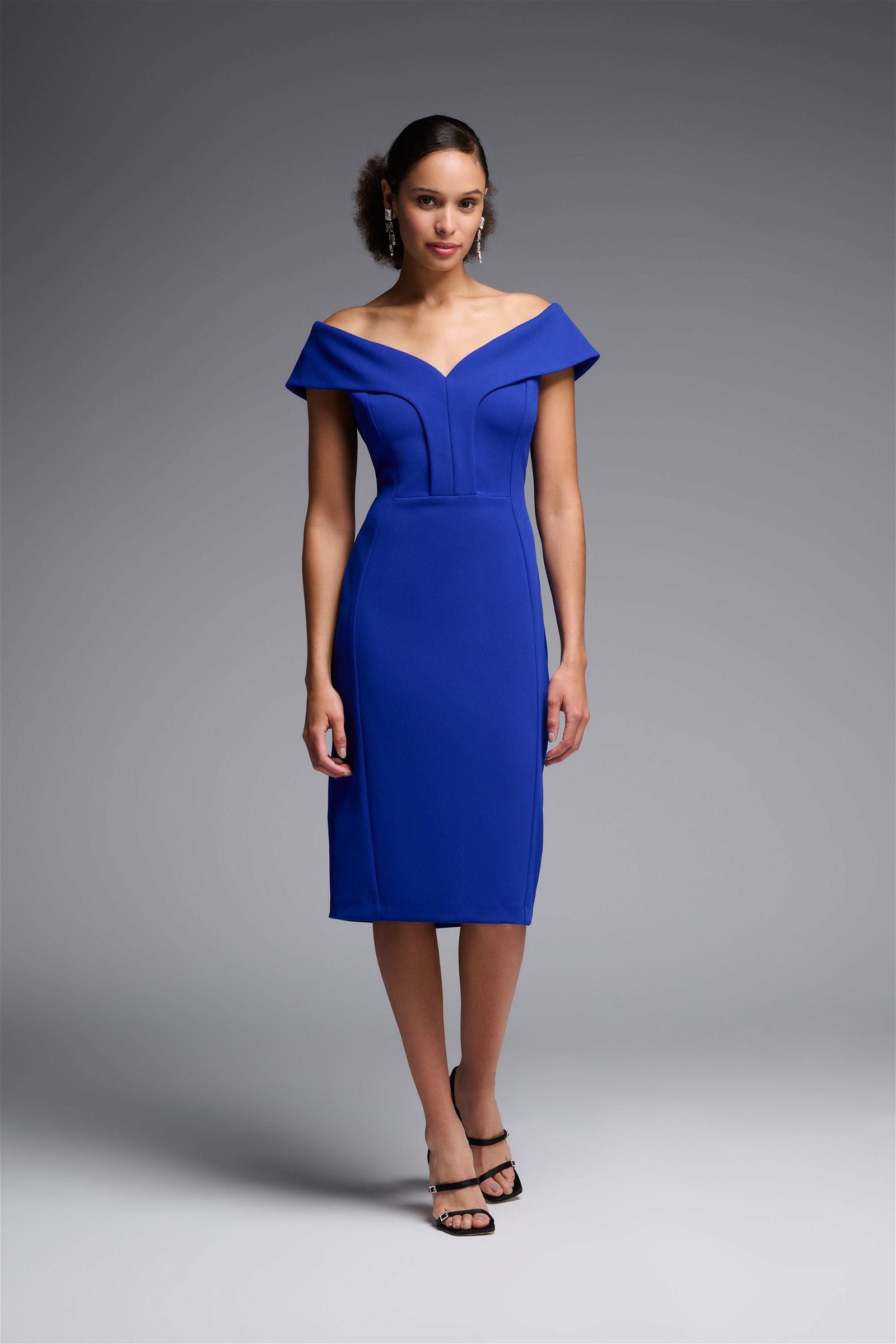 Off-shoulder Shift Dress Style 231756 – Tango Boutique